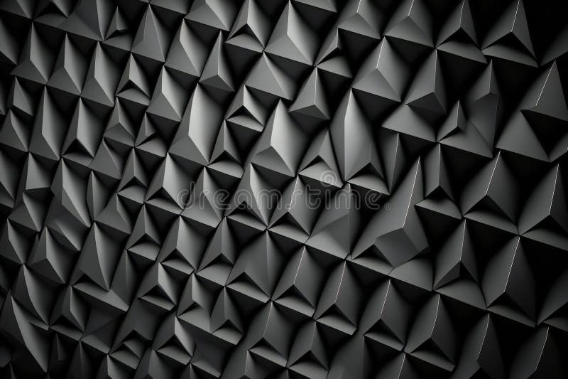 Dark Modern Surface with Triangular Pyramids, Abstract, Backgrounds ...