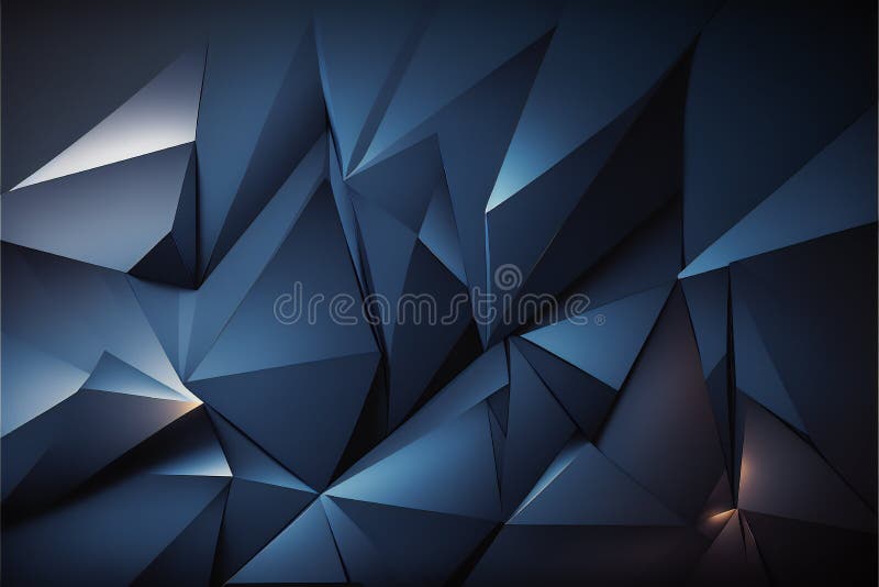 Dark Navy Blue Abstract Presentation Background, Abstract Background ...
