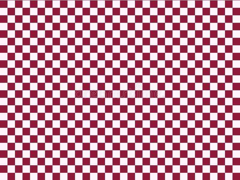 Illustration of a Dark Red (azuki Bean) Checkered Background Stock ...