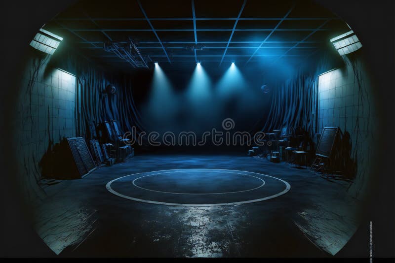 The Dark Stage Shows, Digital Illustration Painting Stock Illustration ...