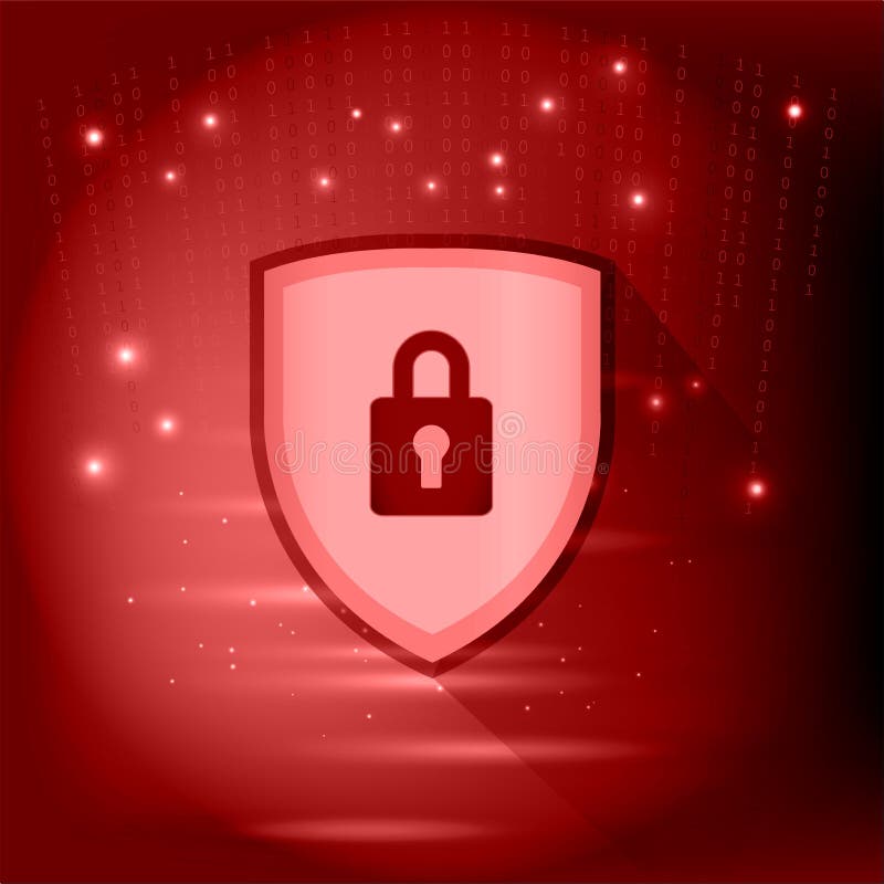 Illustration of Dark Web Sign on Red Background. Darknet Chart ...