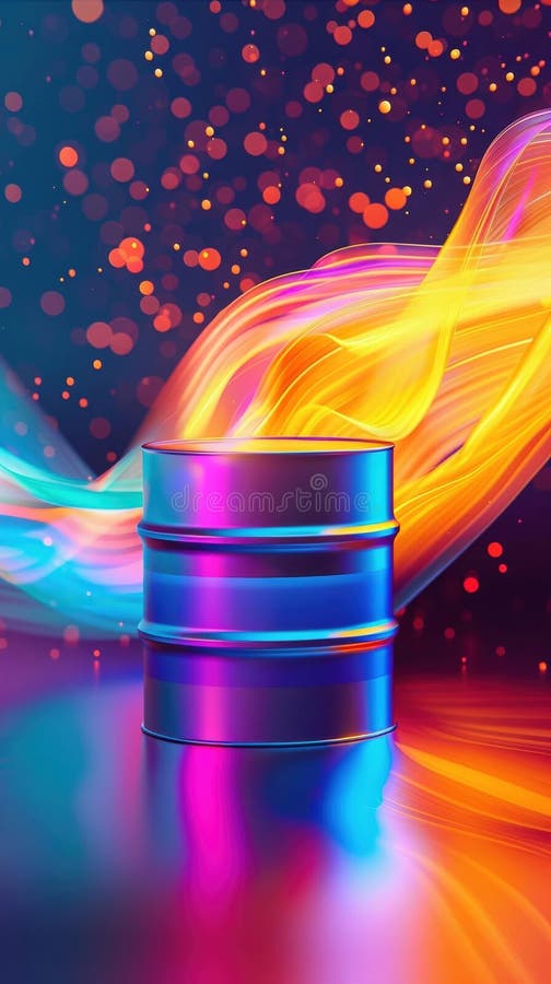 Illustration of a Database Management Icon in 3D with a Vibrant Color ...