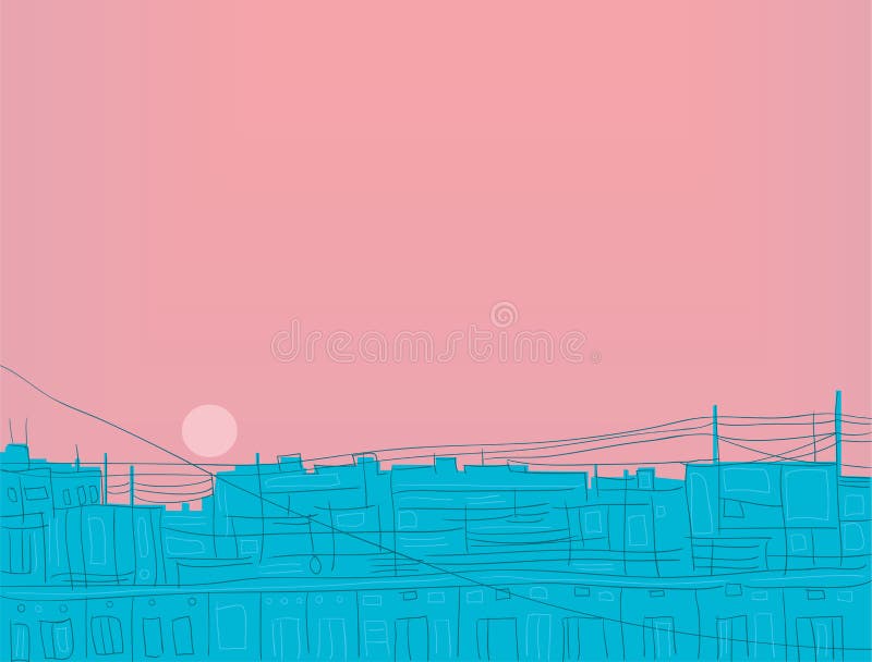 Illustration - dawn stock vector. Illustration of sunrise - 177379605