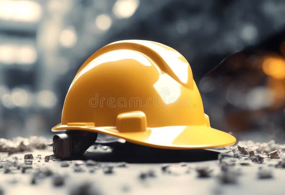 Illustration Day Labour Hat Hard Labor Construction Background Site ...