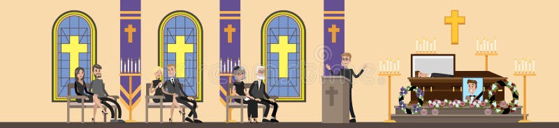 Enterrement Stock Illustrations, Vecteurs, & Clipart – (16,864 Stock ...