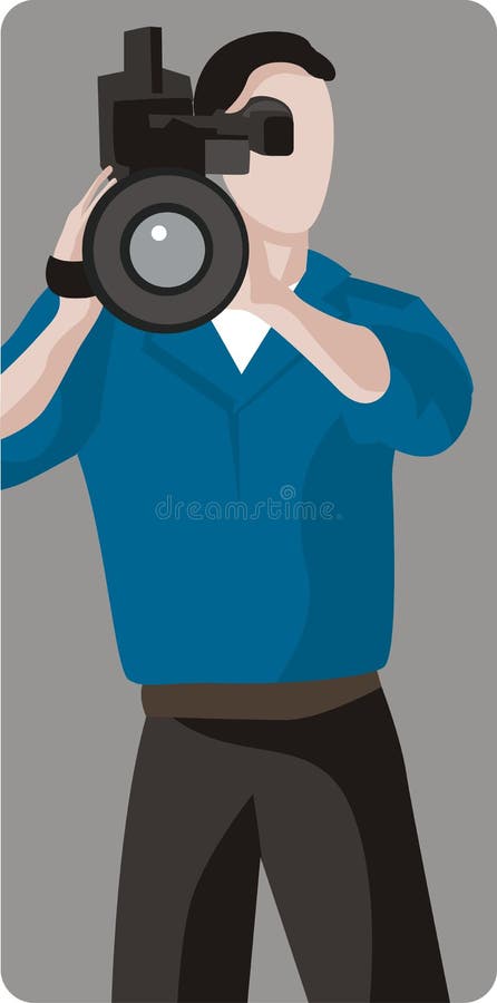 Cameraman Stock Illustrations, Vecteurs, & Clipart – (11,920 Stock ...