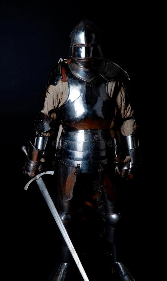 Illustration De Chevalier Dans L'armure Lourde Image stock - Image du ...