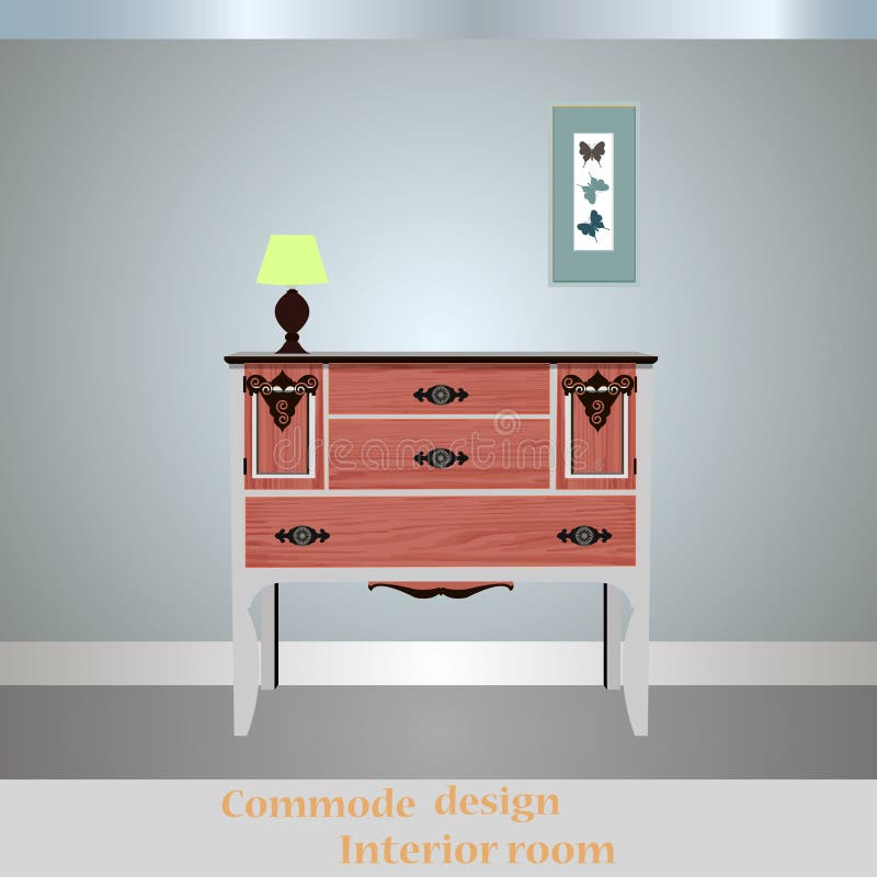 Illustration de commode illustration de vecteur. Illustration du maison ...
