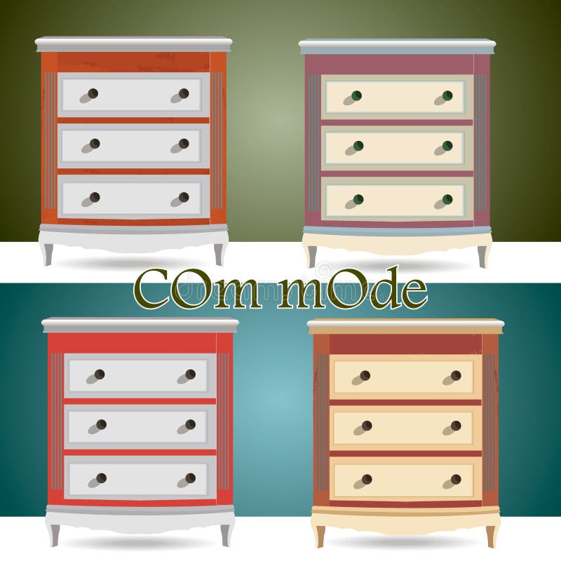 Illustration de commode illustration de vecteur. Illustration du maison ...