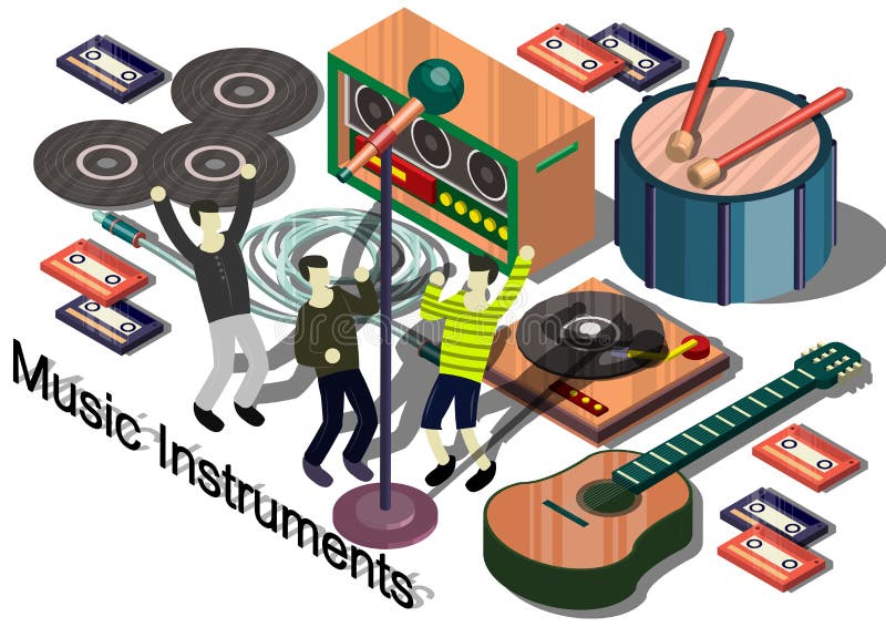 Illustration De Concept Graphique D'instruments De Musique D'infos ...