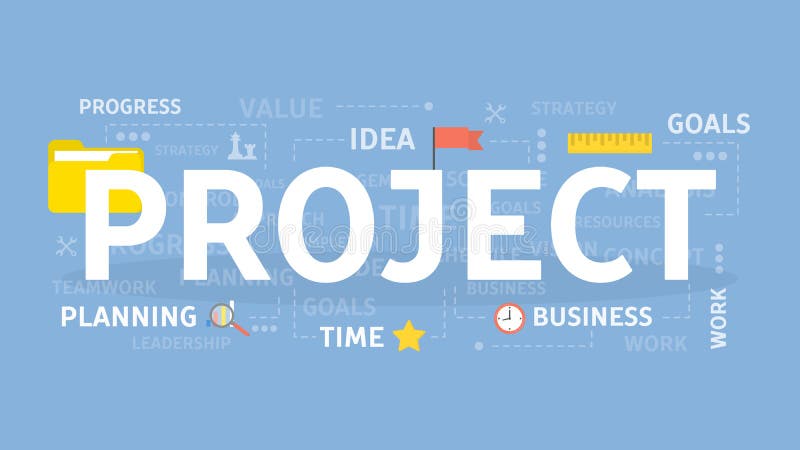Illustration De Concept De Projet Illustration de Vecteur ...
