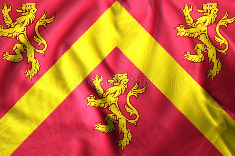 Illustration De Drapeau D'Anglesey Illustration Stock - Illustration du ...