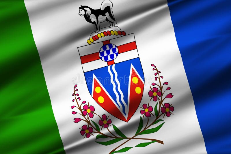 Illustration De Drapeau Du Yukon Illustration Stock - Illustration du ...