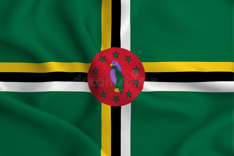Illustration De Drapeau De La Dominique Illustration Stock ...