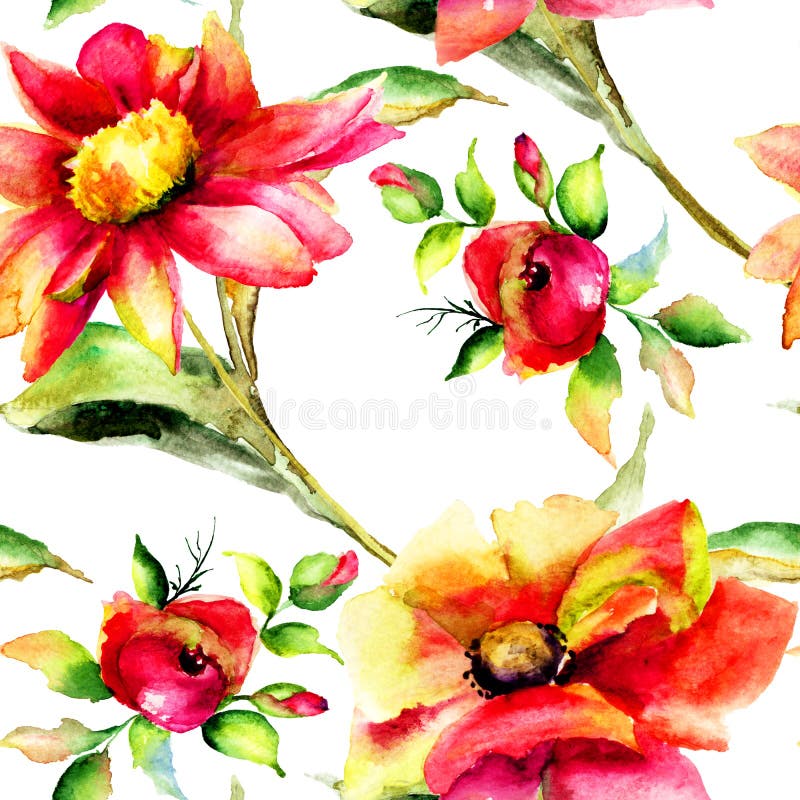 Fleurs Stylisées Stock Illustrations, Vecteurs, & Clipart – (8,509 ...