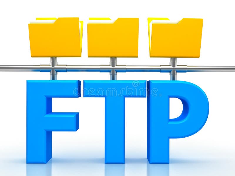 Illustration De Ftp (File Transfer Protocol) Illustration Stock ...