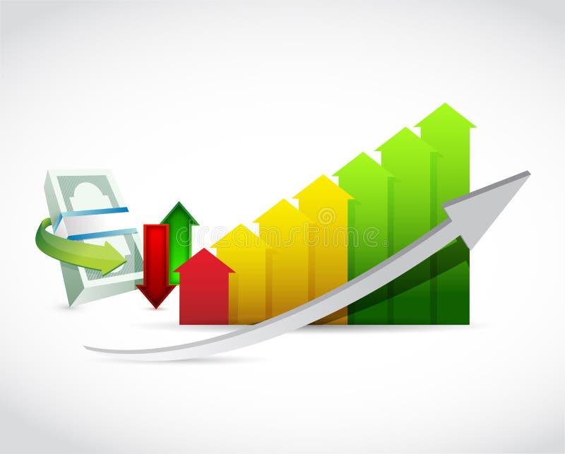 Illustration De Graphique De Gestion D'argent Illustration Stock ...