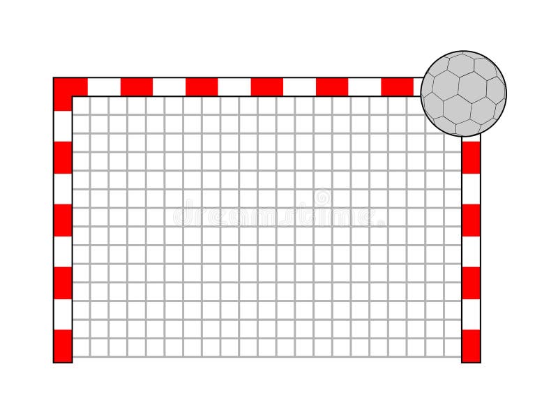 But de handball illustration stock. Illustration du graphisme - 6527471