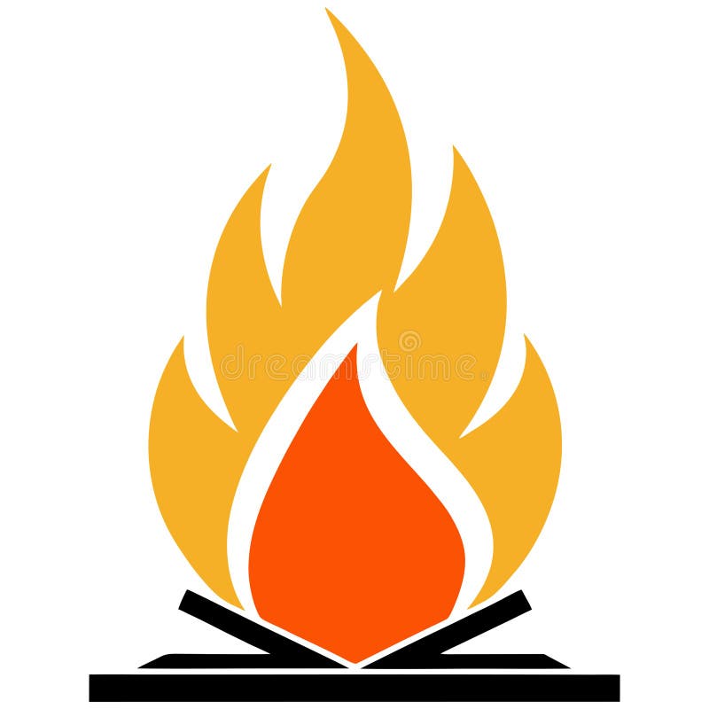 Illustration De La Conception Du Logo Incendie Et Symbole Incendie ...