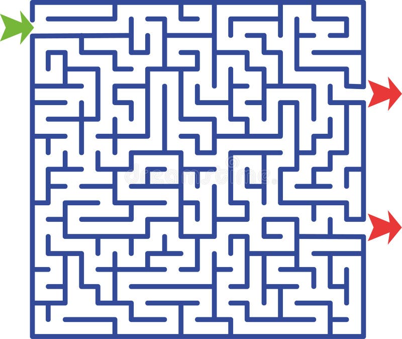 Illustration de labyrinthe illustration de vecteur. Illustration of ...