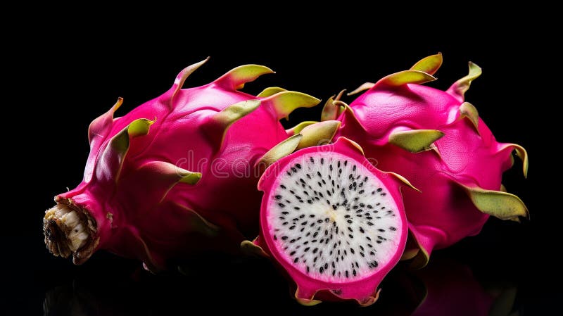 Illustration De Pitaya Ou De Dragon Fruit Sur Fond Blanc Illustration ...