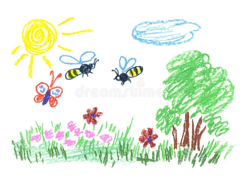 Illustration de pré illustration stock. Illustration du pétale - 9380715