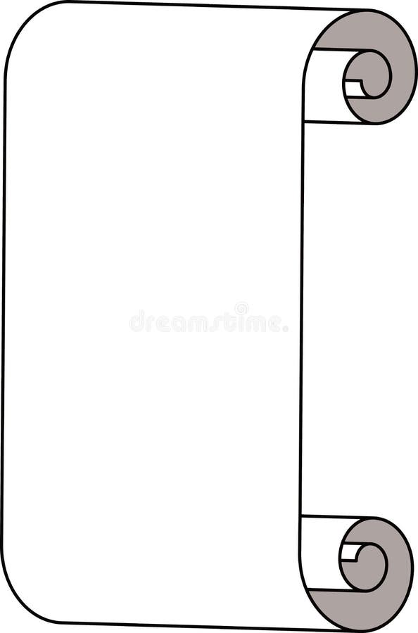 Illustration De Rouleaux De Papier Illustration de Vecteur ...