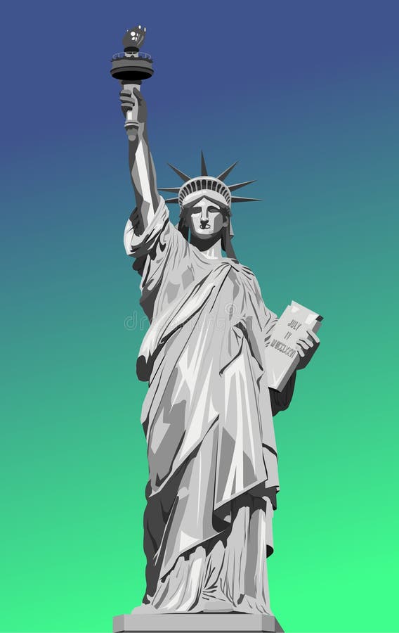 Illustration De Statue De La Liberté Illustration de Vecteur ...