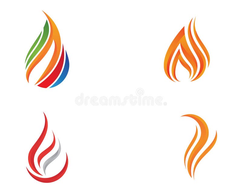 Illustration De Symbole De Feu Illustration de Vecteur - Illustration ...