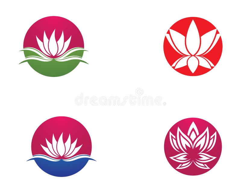 Illustration De Symbole De Lotus Illustration Stock - Illustration du ...