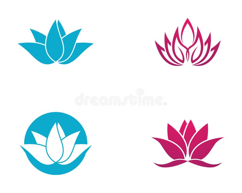 Illustration De Symbole De Lotus Illustration de Vecteur - Illustration ...