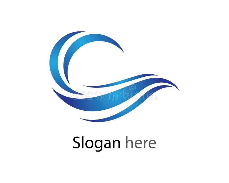 Illustration De Symbole De Vague Illustration de Vecteur - Illustration ...