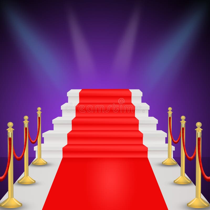 Illustration De Tapis Rouge Illustration Stock - Illustration of prix ...