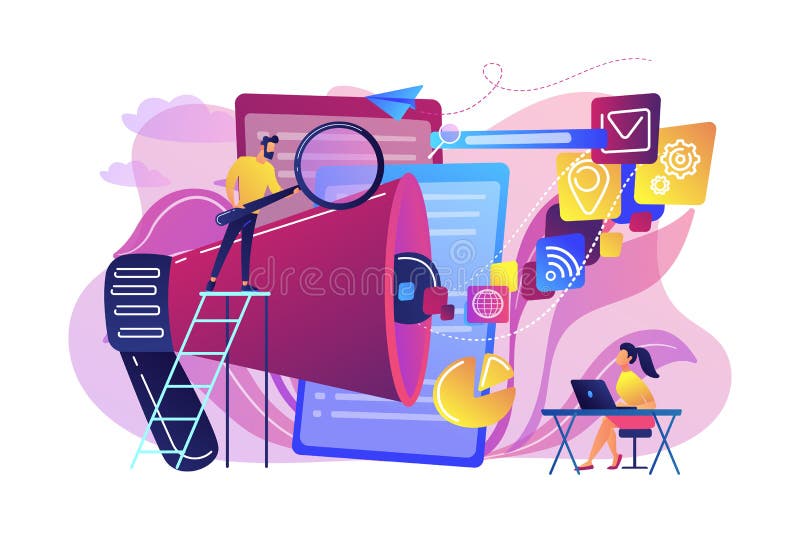 Illustration De Vecteur De Concept D'optimisation De Moteurs De ...