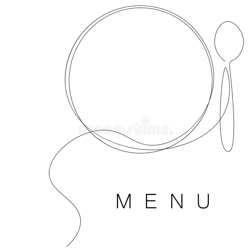 Illustration De Vecteur De Conception De Restaurant De Menu ...