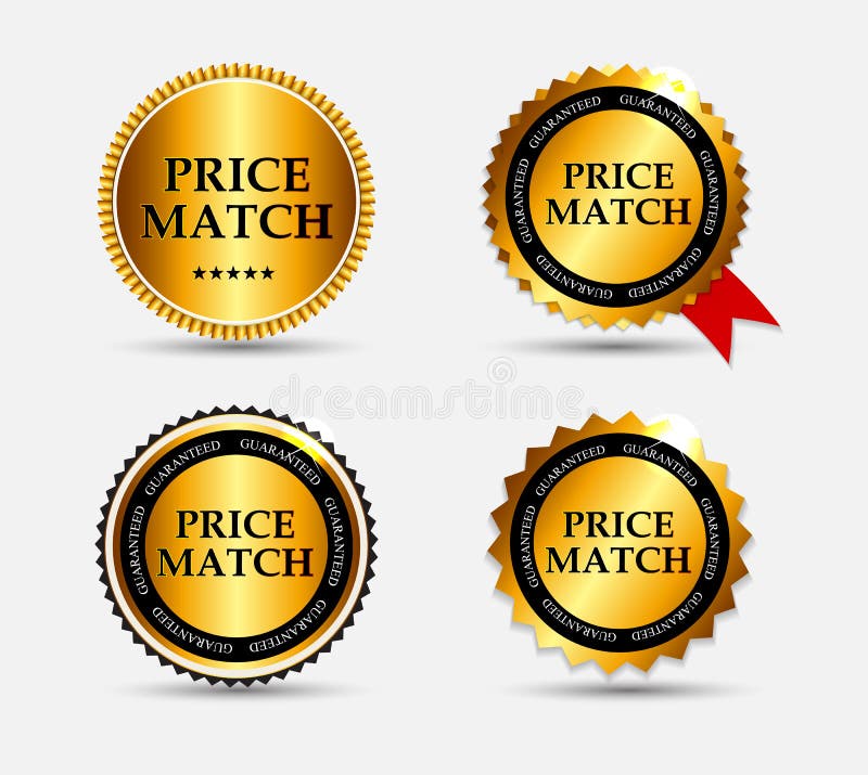 Illustration De Vecteur D'ensemble De Label De Match Des Prix ...