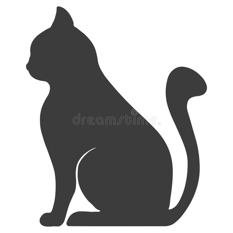 Illustration De Vecteur D'icône De Chat Illustration de Vecteur ...