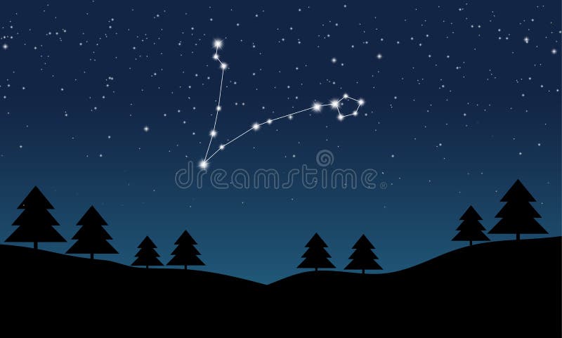 Illustration De Vecteur De Constellation De Poissons Illustration Stock ...