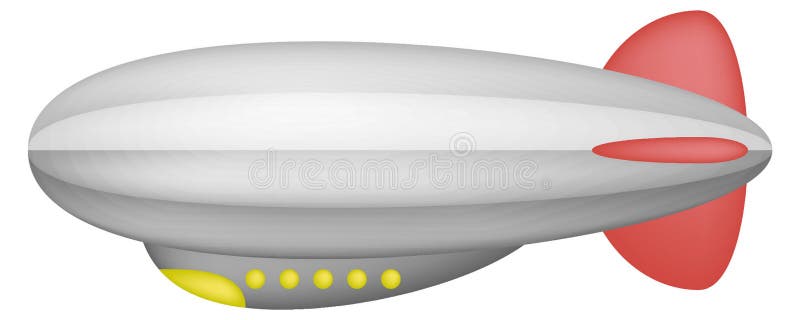 Illustration De Vecteur De Dirigeable Illustration de Vecteur ...