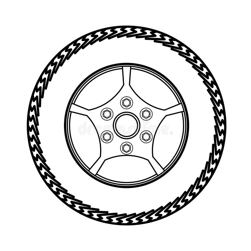 Illustration De Vecteur De Pneus Et De Roues EPS10 Illustration de ...