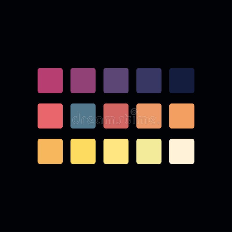 Illustration De Vecteur De Palette De Couleurs Illustration Stock ...