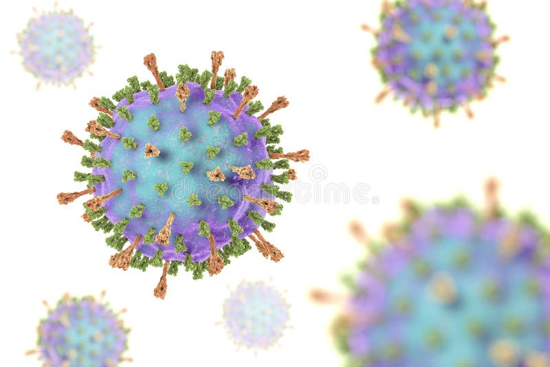 Illustration De Virus Des Oreillons Illustration Stock - Illustration ...