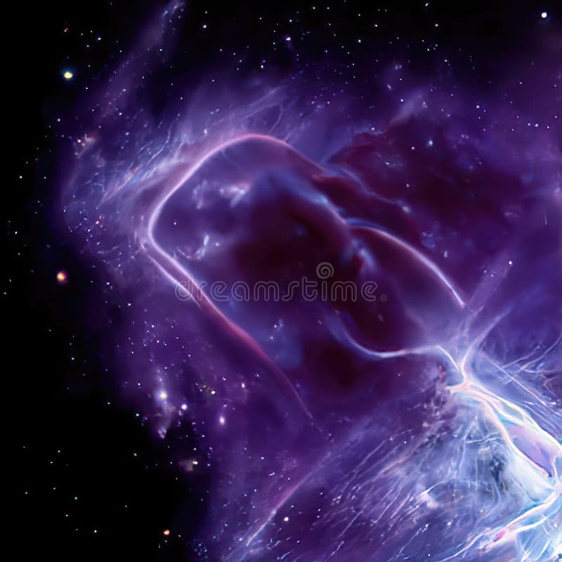 Illustration -Deep Space Nebula Stock Illustration - Illustration of ...