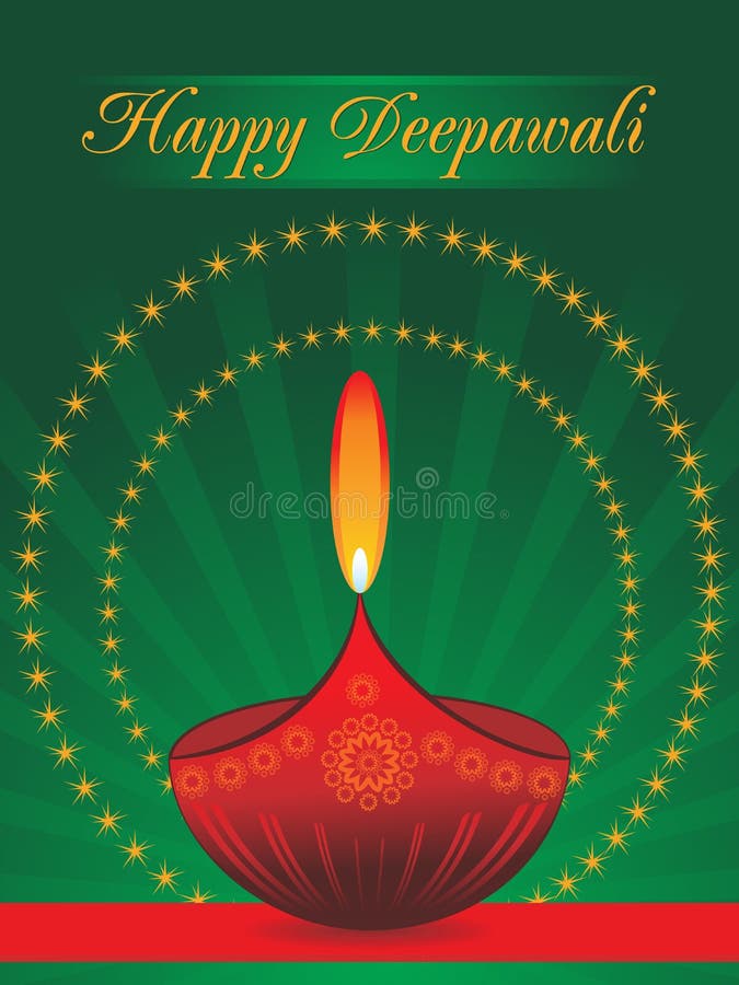 Illustration for Deepavali Celebration Stock Vector - Illustration of ...
