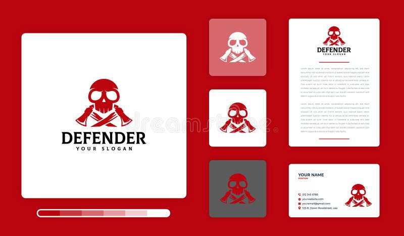 Defender Logo. Warrior Logotype Stock Vector - Illustration of mohawk ...