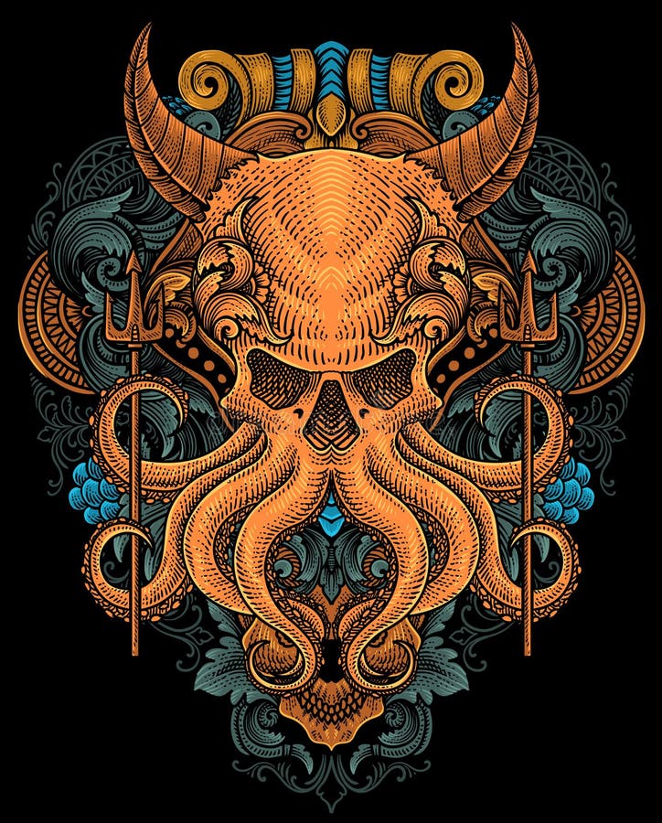 Trident Octopus Stock Illustrations – 332 Trident Octopus Stock ... Trident Octopus Stock Illustrations – 332 Trident Octopus Stock ...