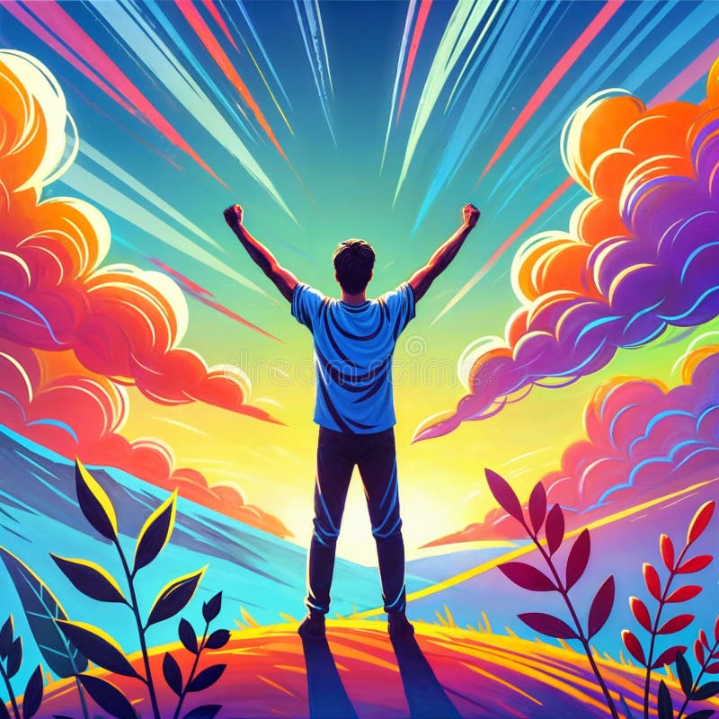 Illustration Demonstration Various Emotions Stock Illustration ...