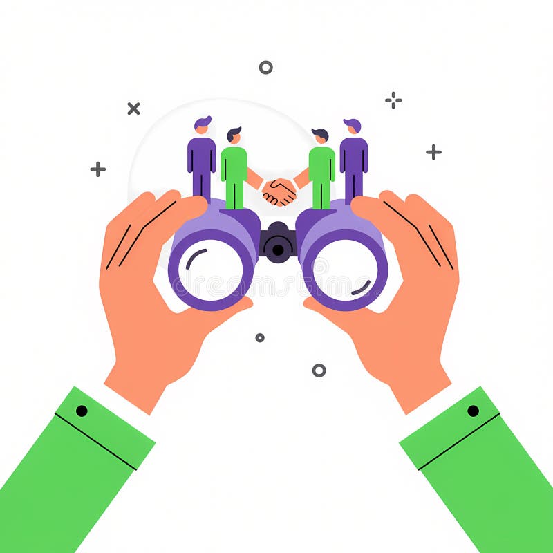 Partnership Vision Business Concept Stock Illustrations – 11,719 ...