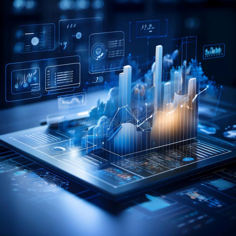 Data Analytics, Featuring Elements Like Charts, Graphs, and Data ...