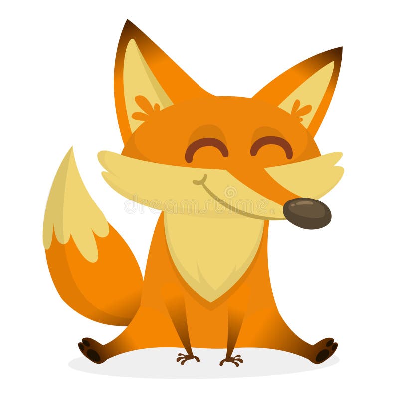 An Illustration Depicting a Cute Red Fox Cartoon. Eps 8 Vector Stock ... An Illustration Depicting a Cute Red Fox Cartoon. Eps 8 Vector Stock ...